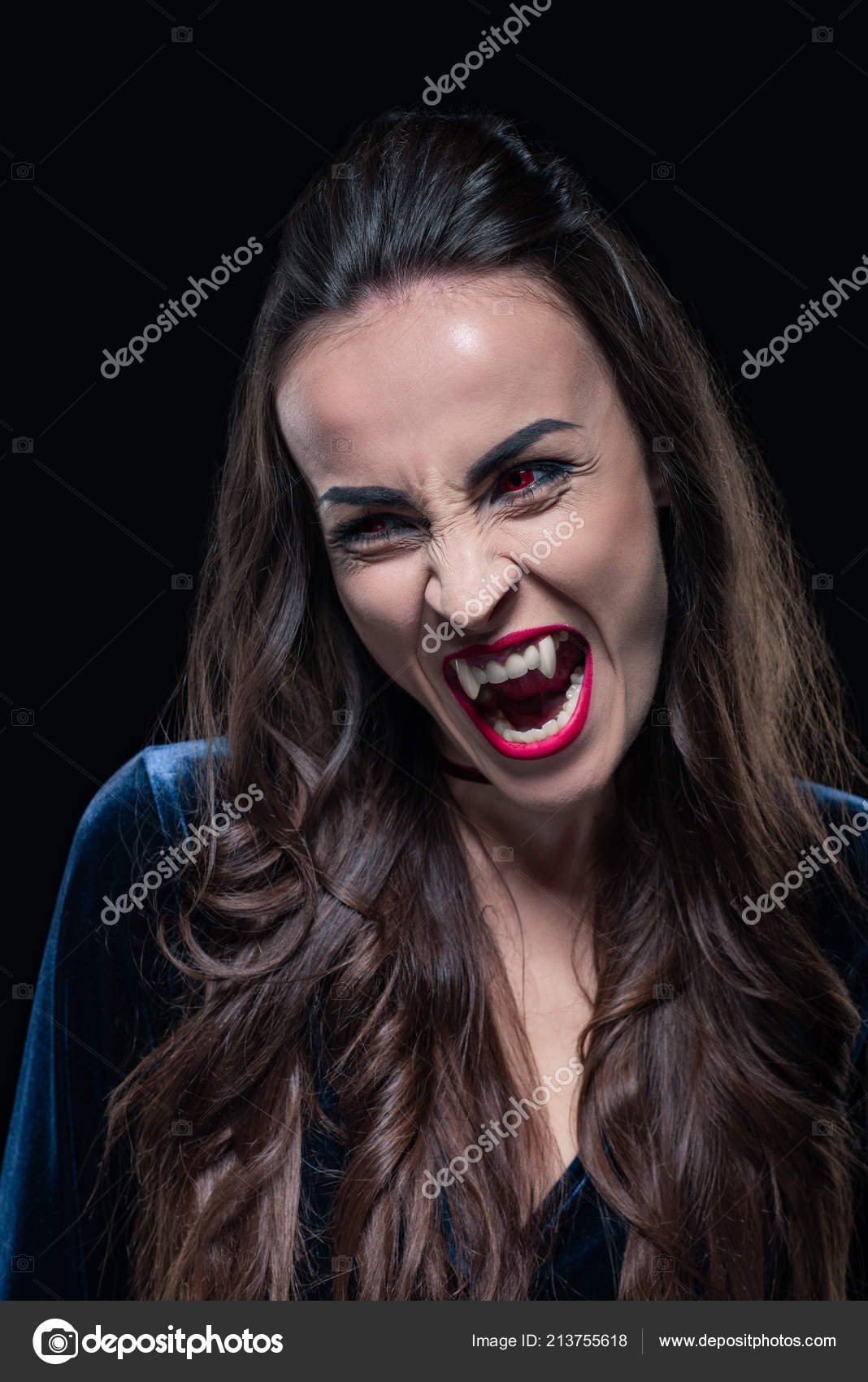 Vampire Fangs Girl