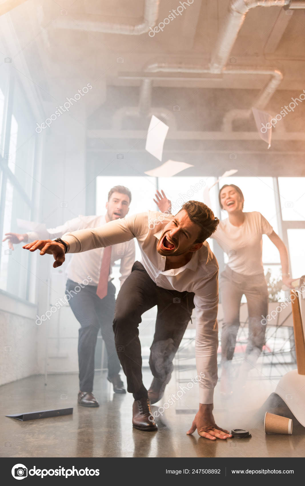 People Screaming And Running