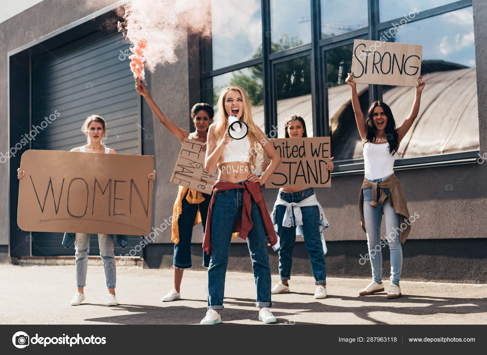 Screaming Feminist Protest