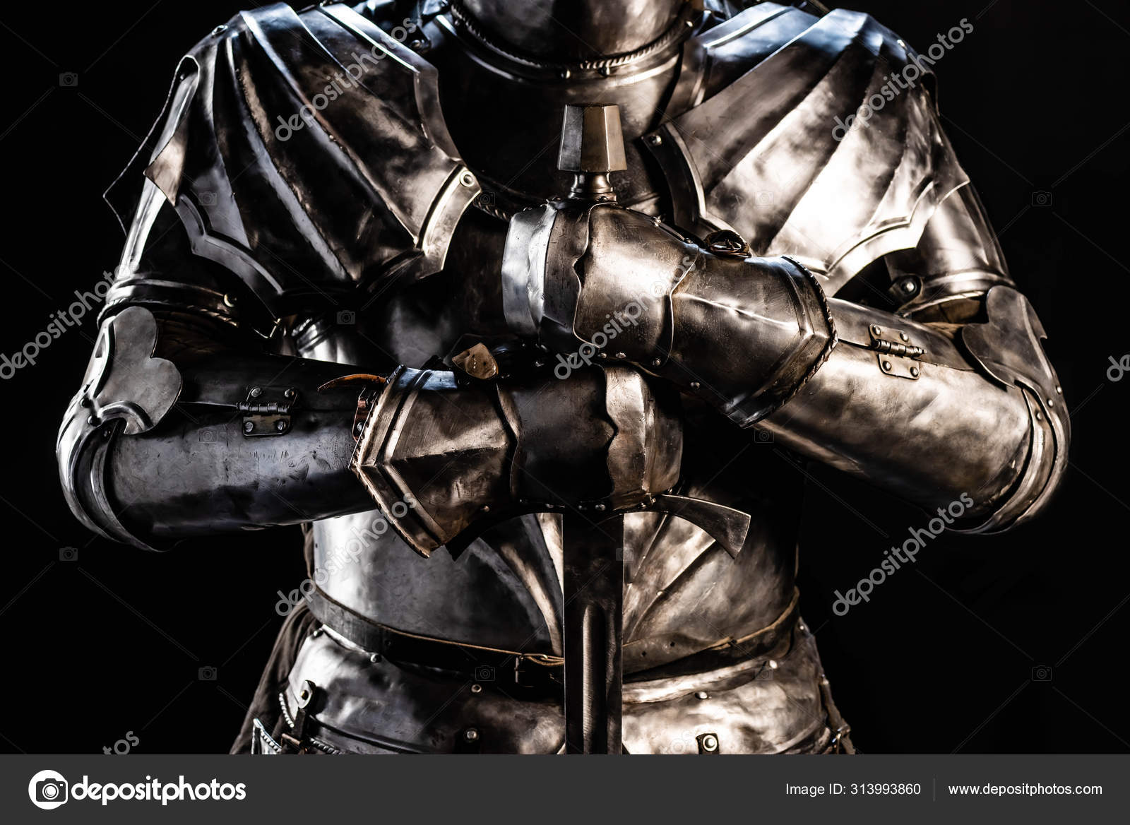 Knight Holding Sword