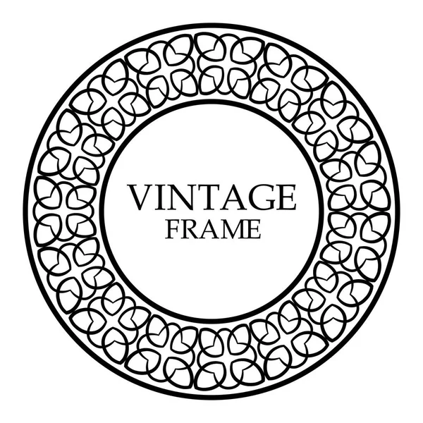 Retro circle ornamental frame Stock fotók, Retro circle ornamental ...