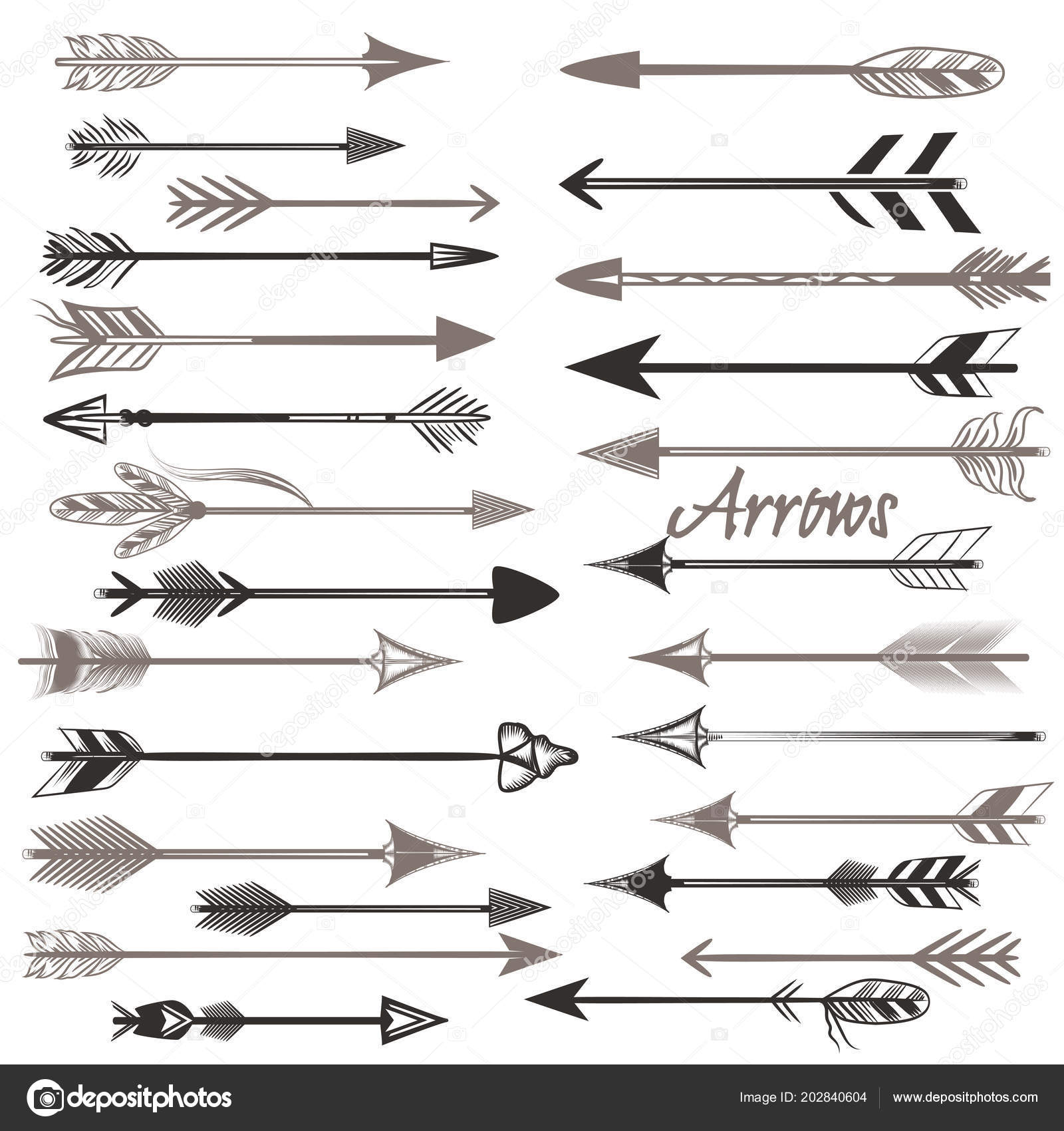 Tribal Arrow Clip Art