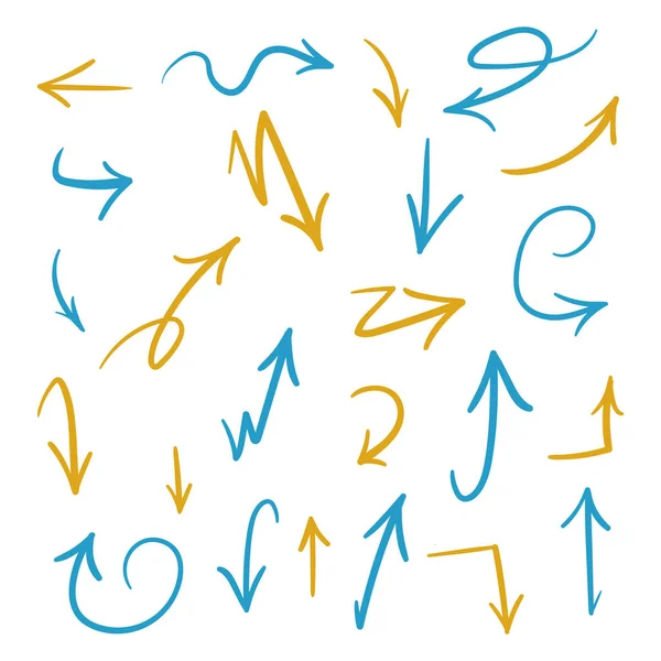 Vector Hand Drawn Arrows — Stock Vector © Ramonakaulitzki 71609323