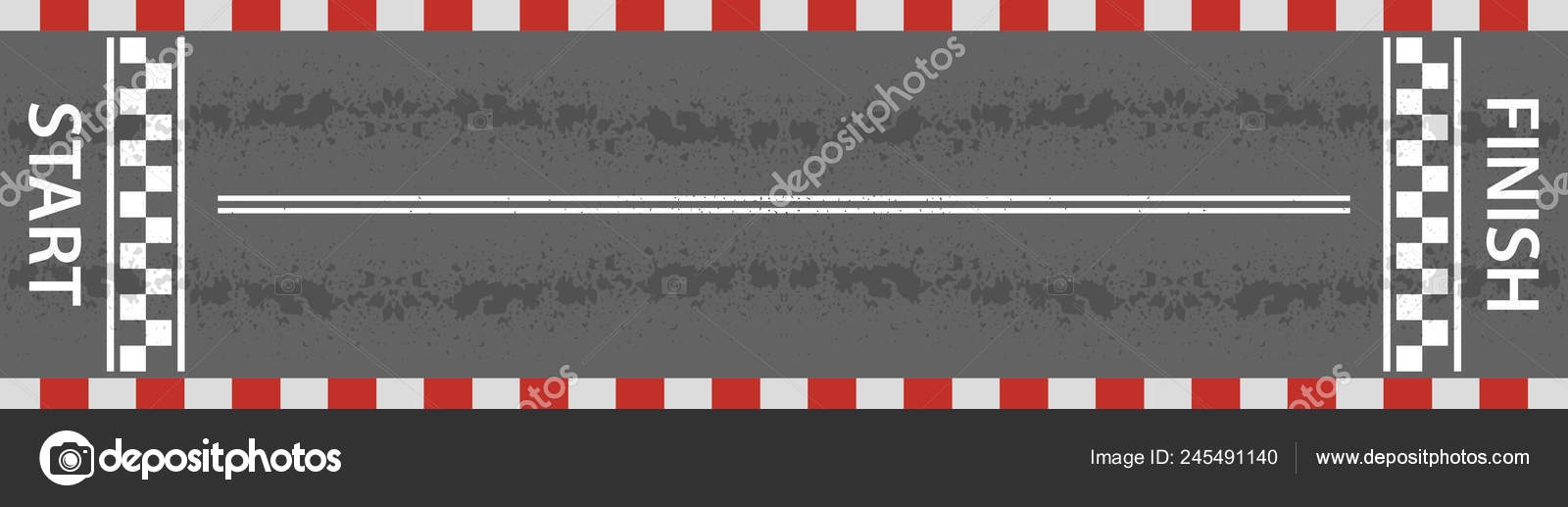 Finish Line Racing Background Start Finish Stock Vector by ©oculo 245491140