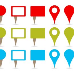 Map pins Stock Photos, Royalty Free Map pins Images | Depositphotos