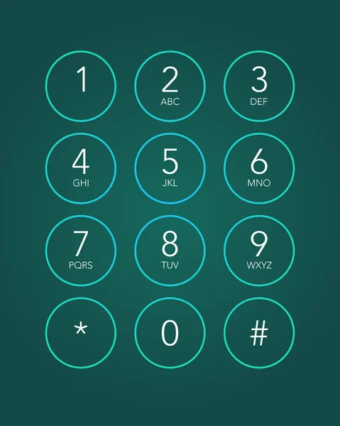 Phone keypad Vector Art Stock Images | Depositphotos