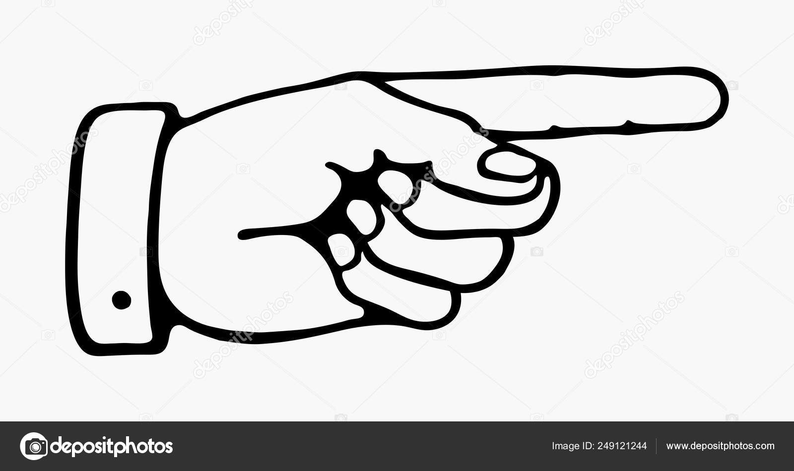 Pointing hand Stock Vector Image by ©oculo #249121244