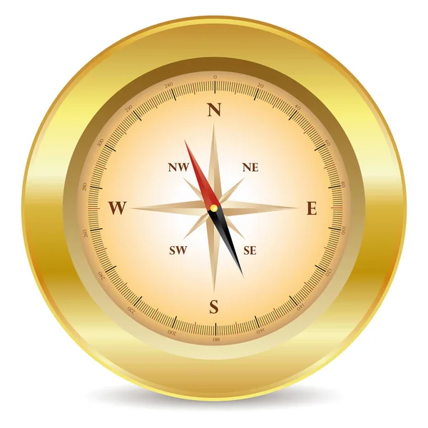 Gold compass Stock Vector Image by ©Pixelalex #27423911