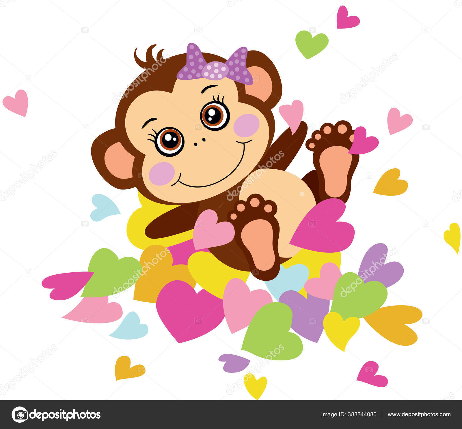 Cartoon Baby Girl Monkey Images