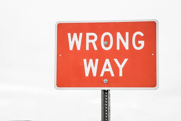 Wrong way sign Stock Photos, Royalty Free Wrong way sign Images ...