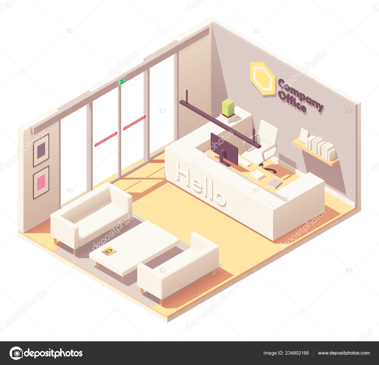 Office Reception Floor Plan