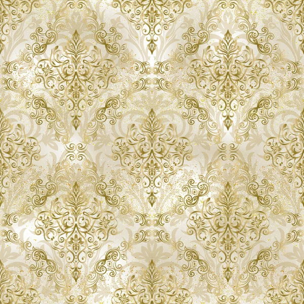 Seamless Damask Pattern Background Wallpaper Design Damask Wallpaper ...