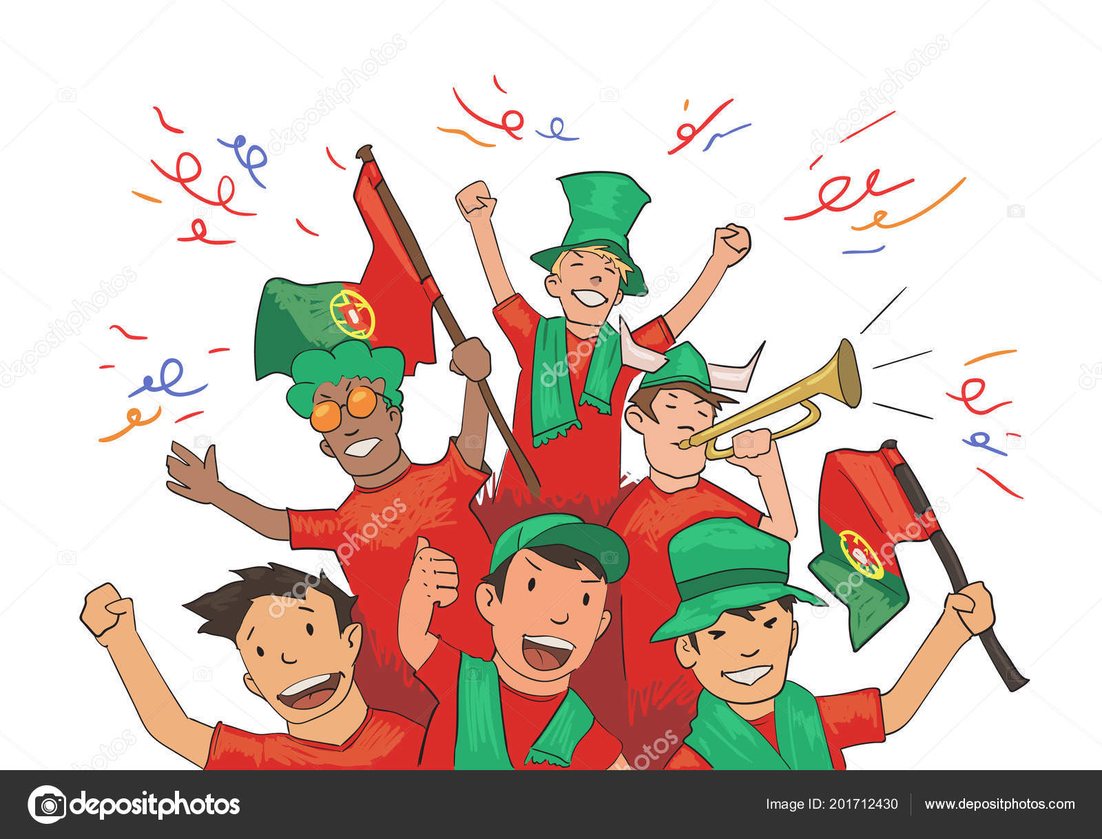Animated Cheering Fans Clip Art