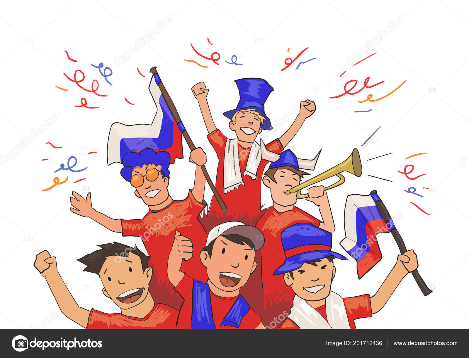 Animated Cheering Fans Clip Art