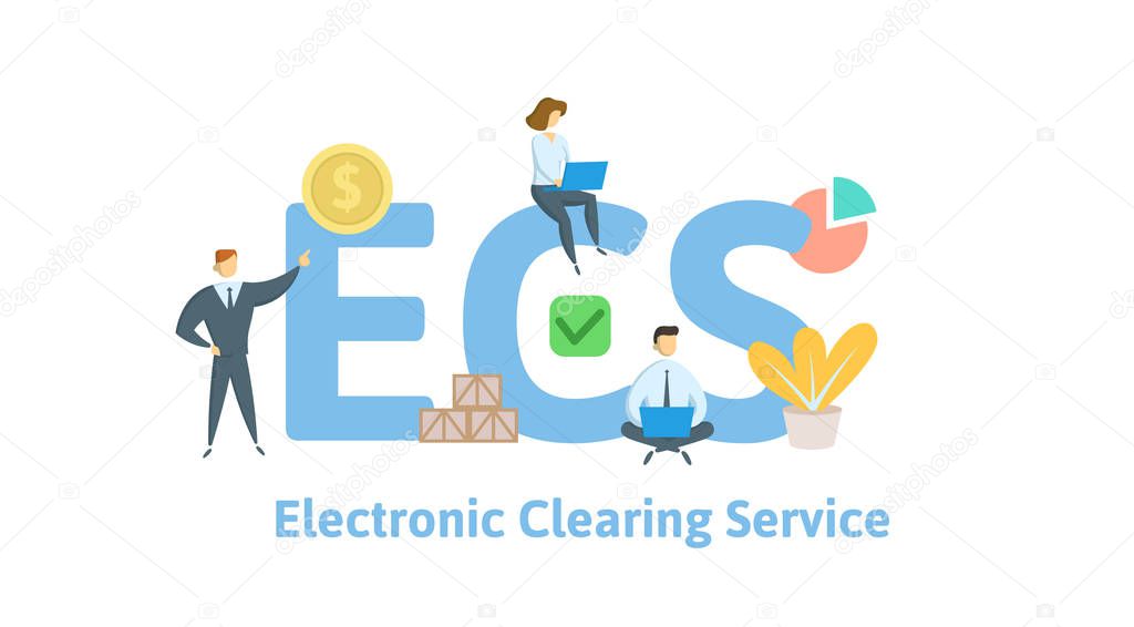 ECS, Servicio de Compensación Electrónica. Concepto con palabras clave ...