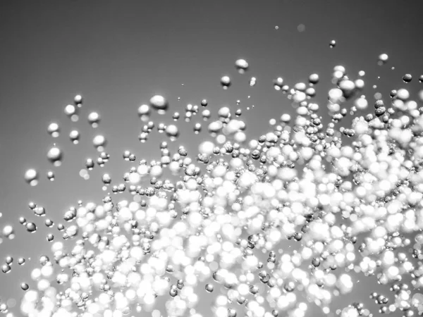 Silver water drops bokeh - Stock Image - Everypixel