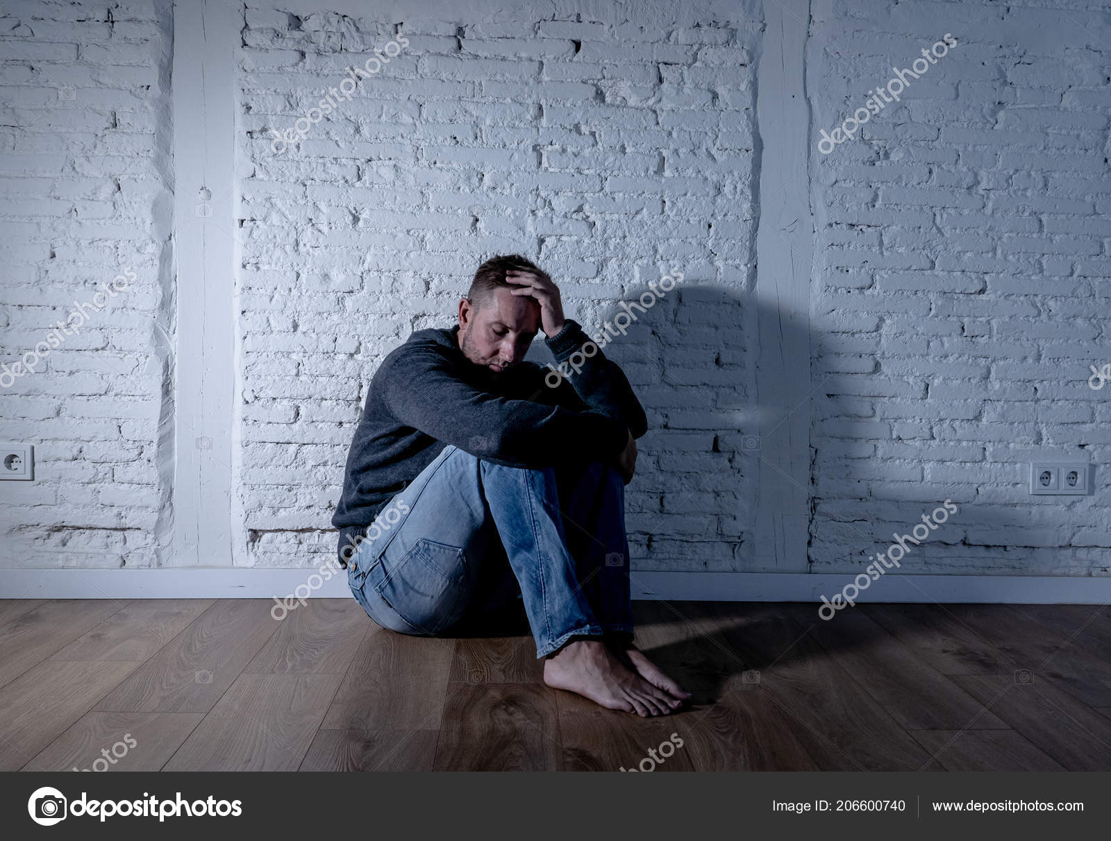 Lonely Person Crying