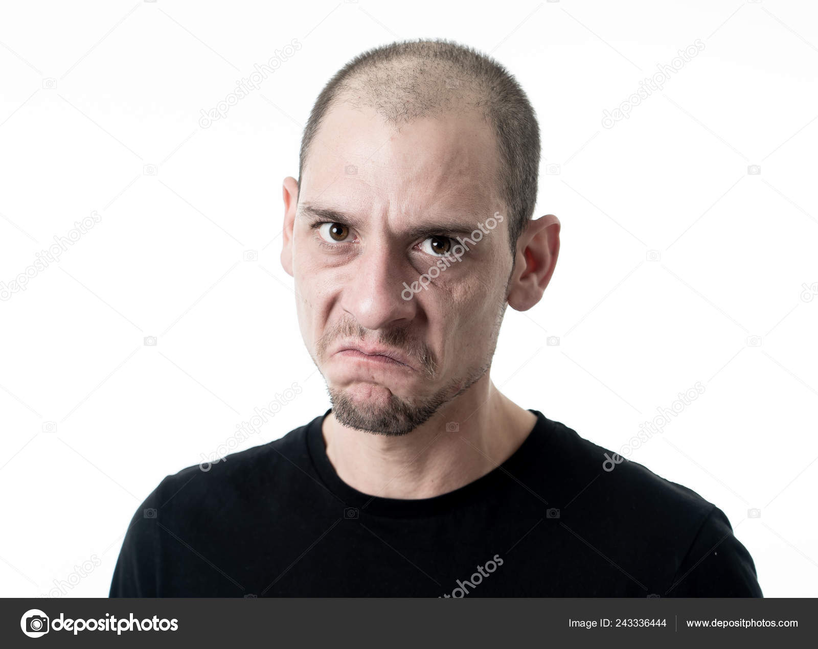 Mad Face Human