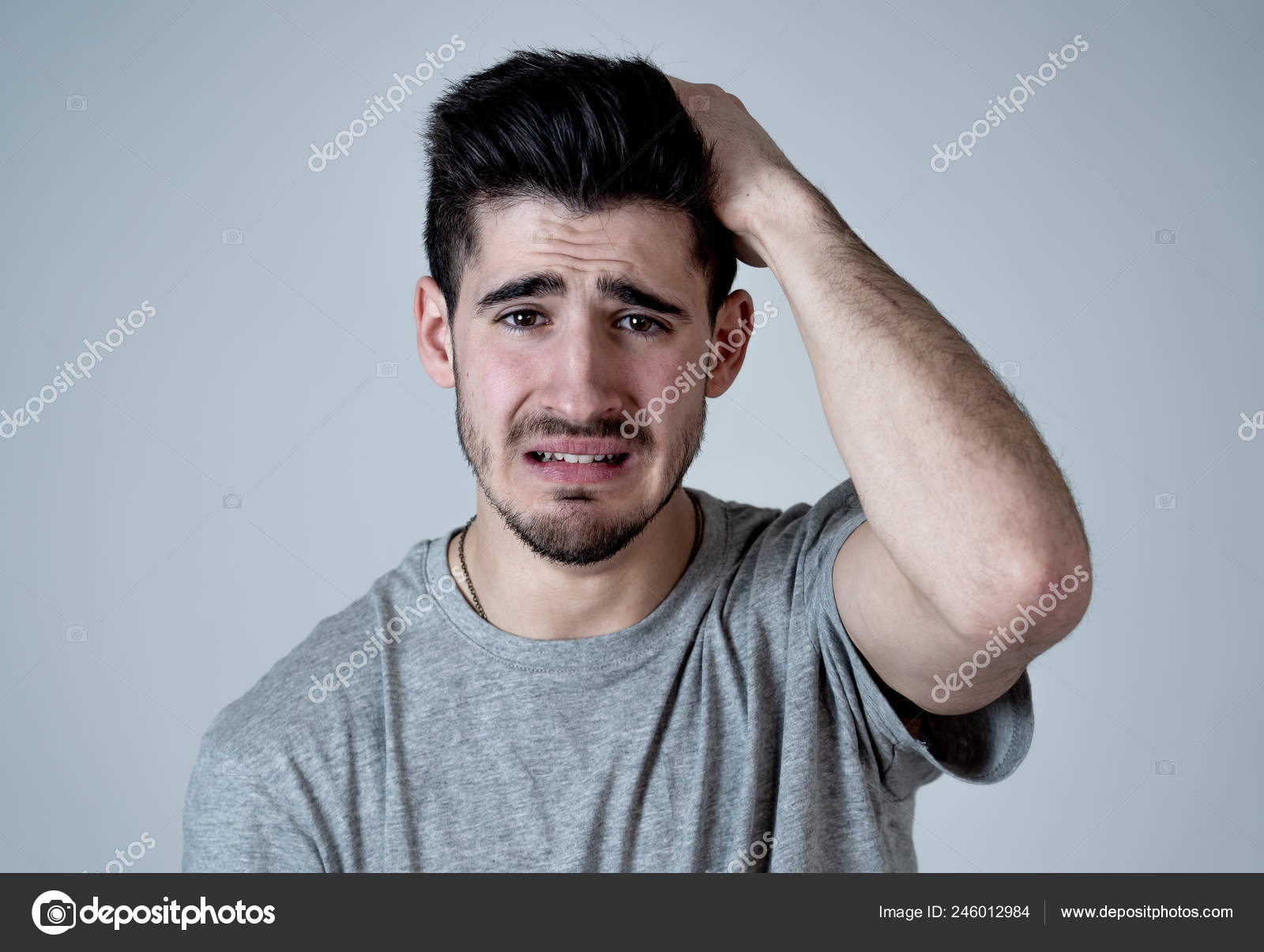 Suffering People Crying