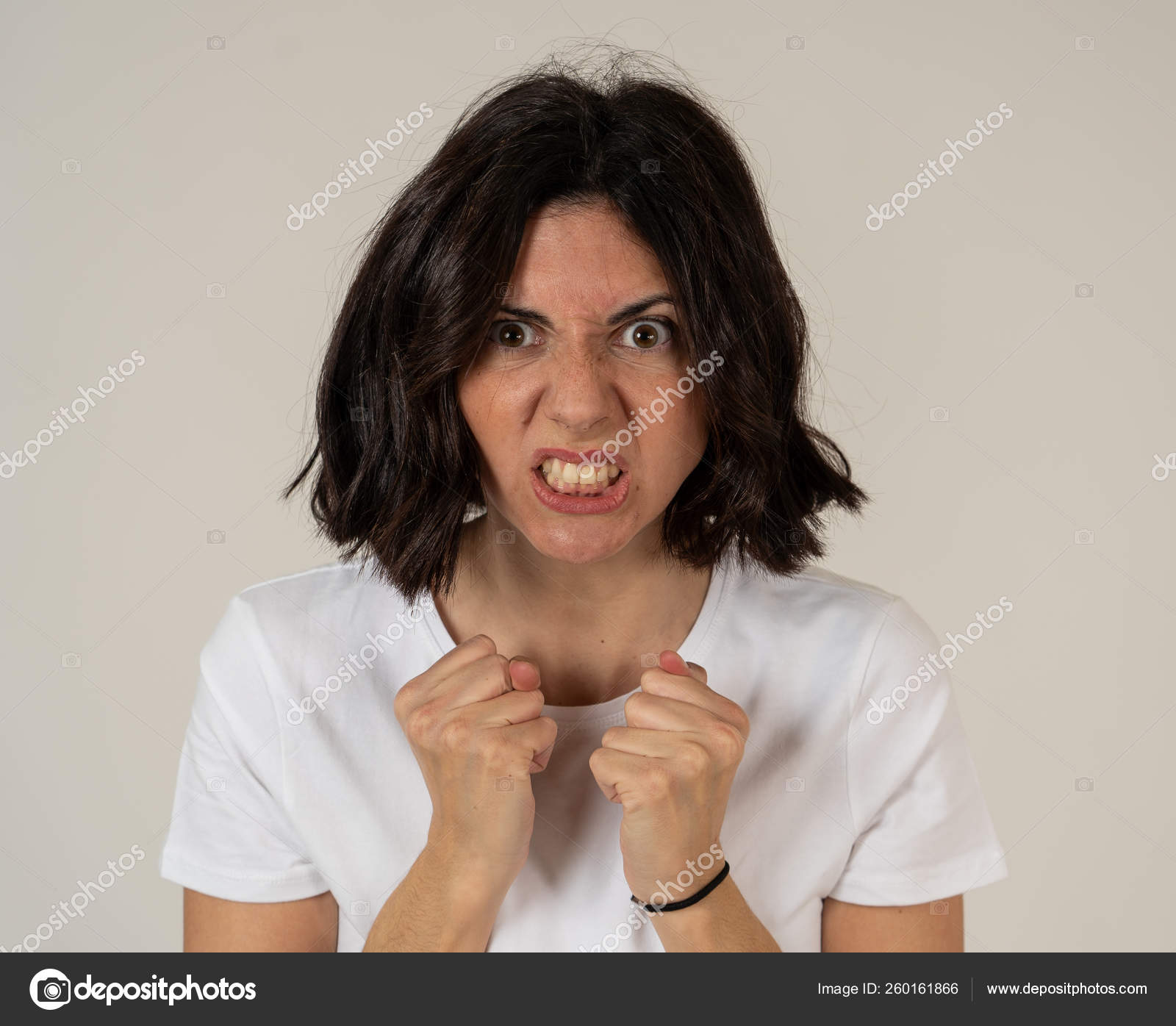 Mad Face Human
