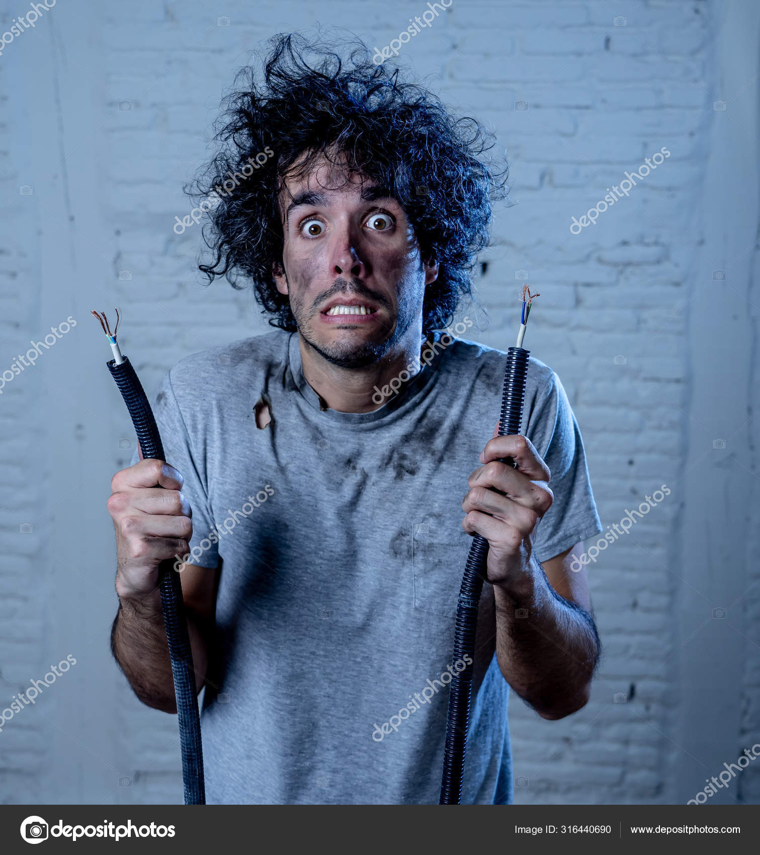 Electric Shocked Man