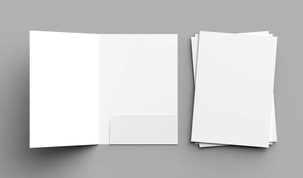 Imágenes de Mock up folder libres de derechos | Depositphotos