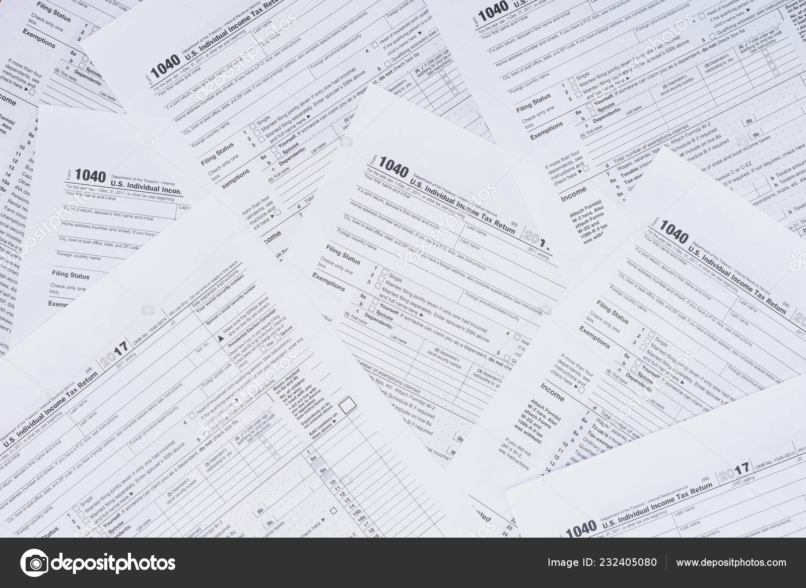 Top View Background Tax Forms Copy Space Stock Photo by ©VadimVasenin ...