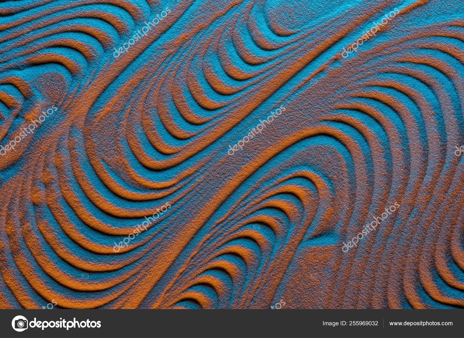 Top View Sandy Background Color Filter Abstract Waves — Stock Photo ...