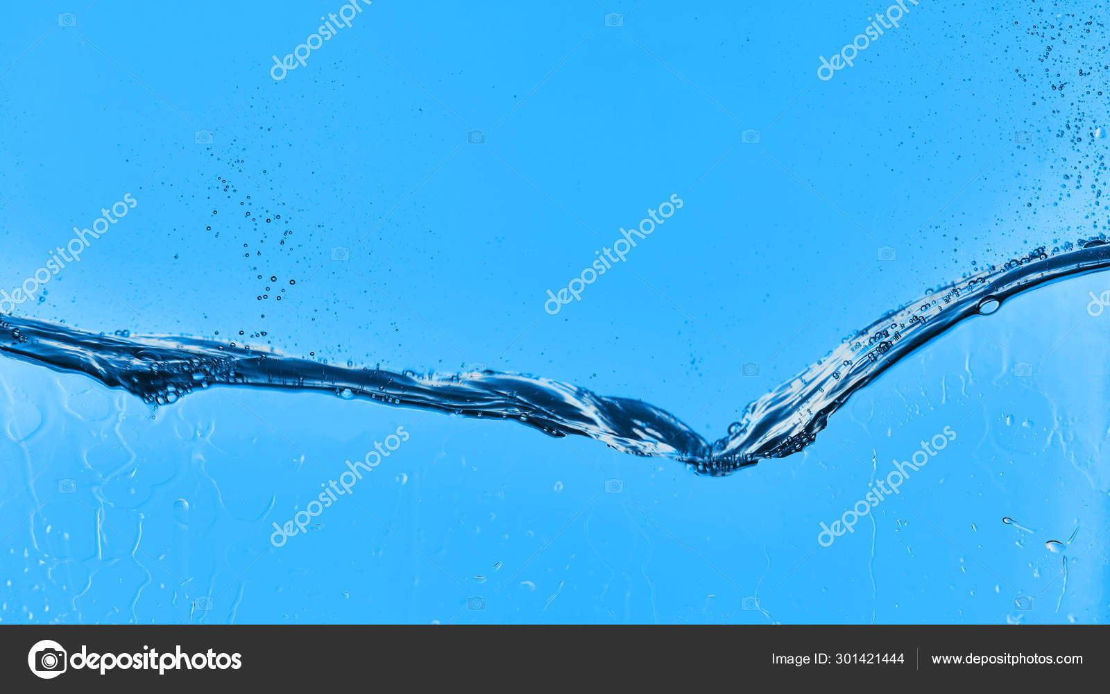 Wavy Water Blue Background Droplets Stock Photo by ©VadimVasenin 301421444