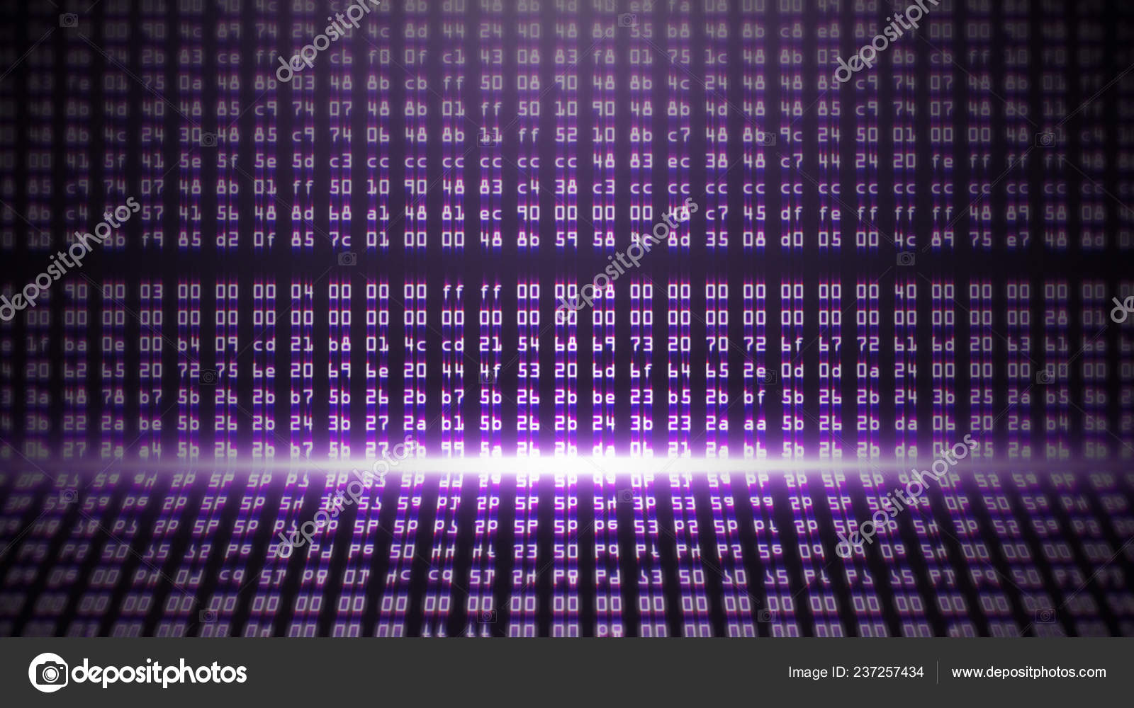 Purple Programming HEX Code — Stock Photo © dr911 #237257434