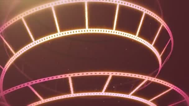 Blue Film Reel Rotation — Stock Video © dr911 #237697056
