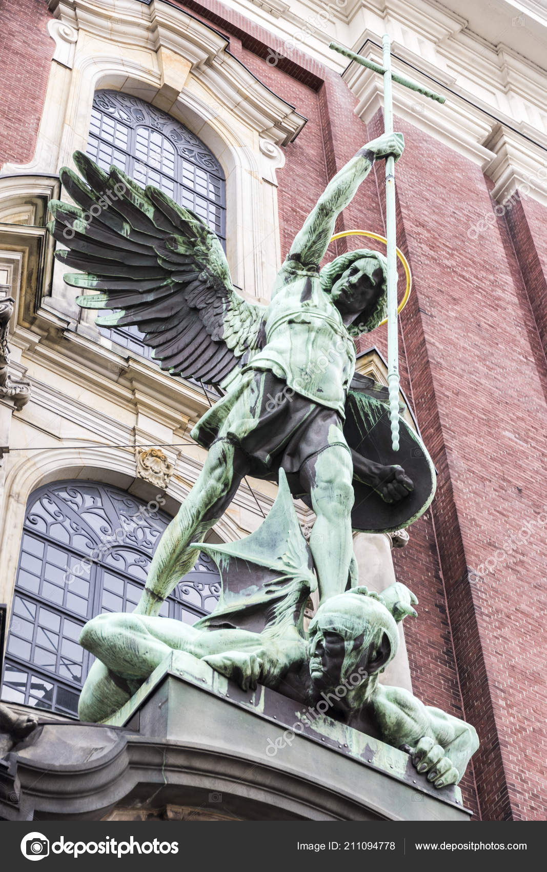St Michael Slaying The Devil Design