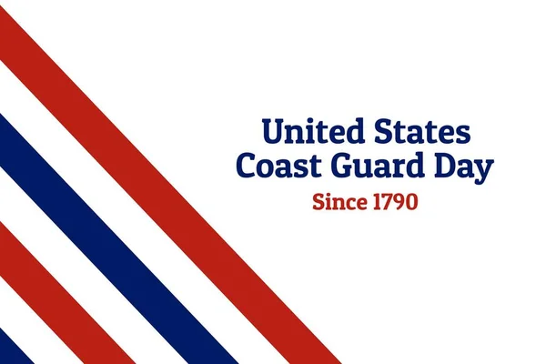 Coast Guard Day. August 4. Holiday concept. Template for background ...