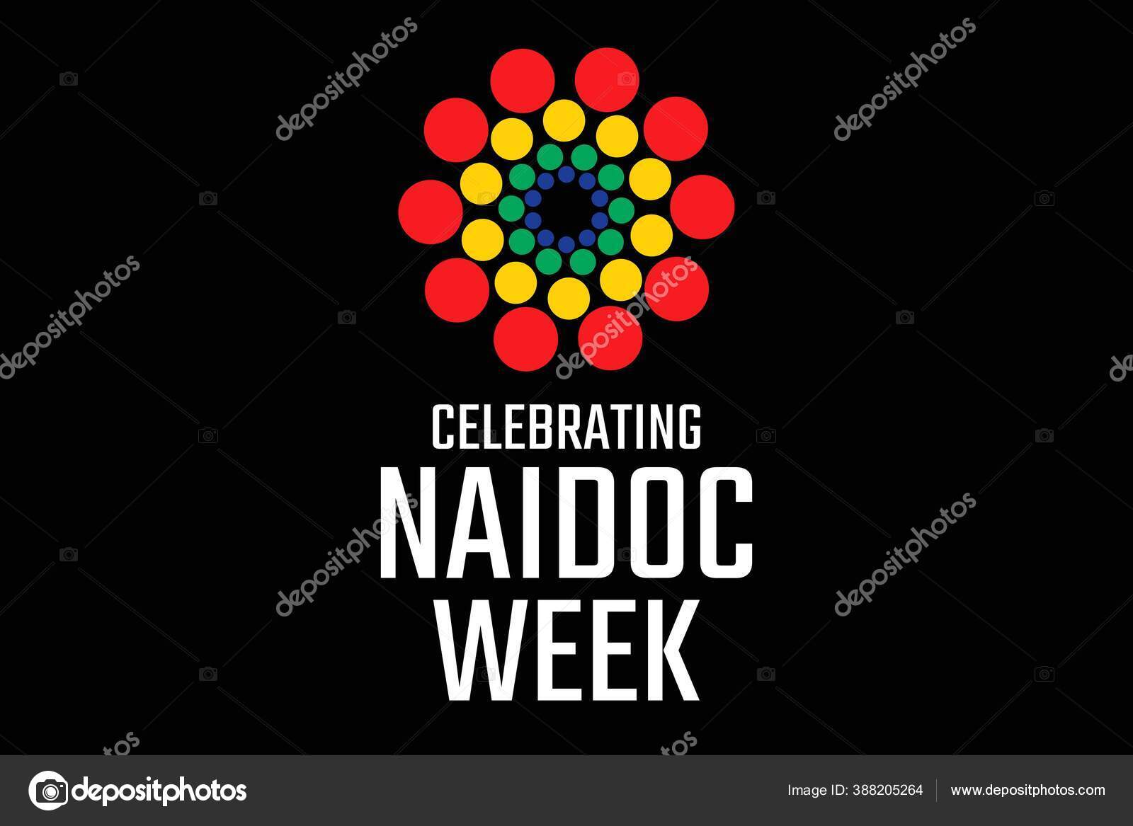 Celebrating NAIDOC Week. Holiday concept. Template for background ...