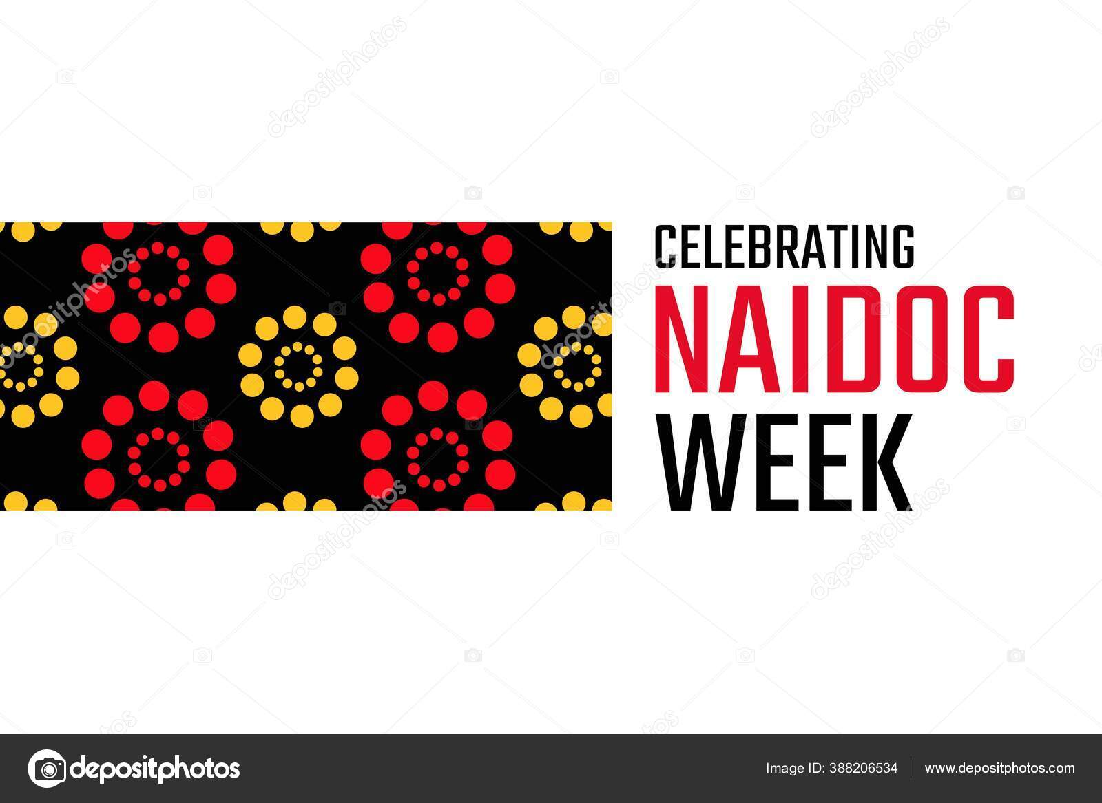 Celebrating NAIDOC Week. Holiday concept. Template for background ...