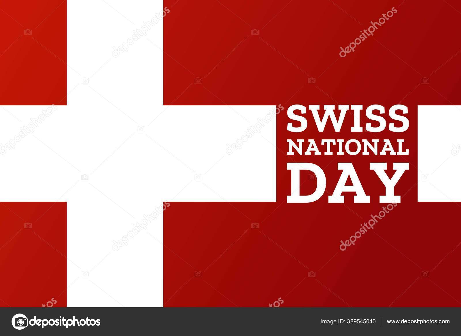 Swiss National Day. Holiday concept. Template for background, banner ...