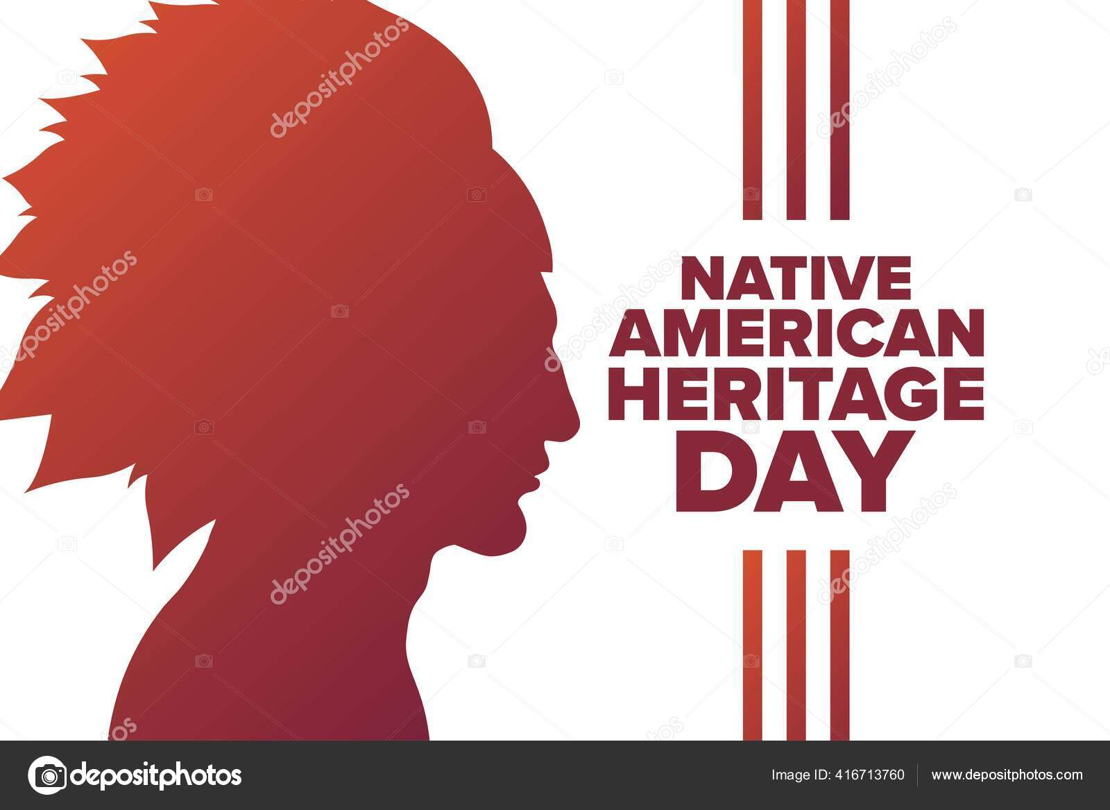National Native American Heritage Day. Holiday concept. Template for ...