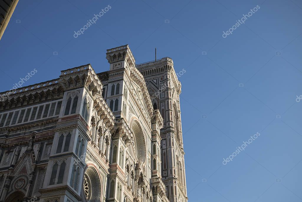 Florencia, Italia - 27 de febrero de 2019: Vista de la Catedral de ...