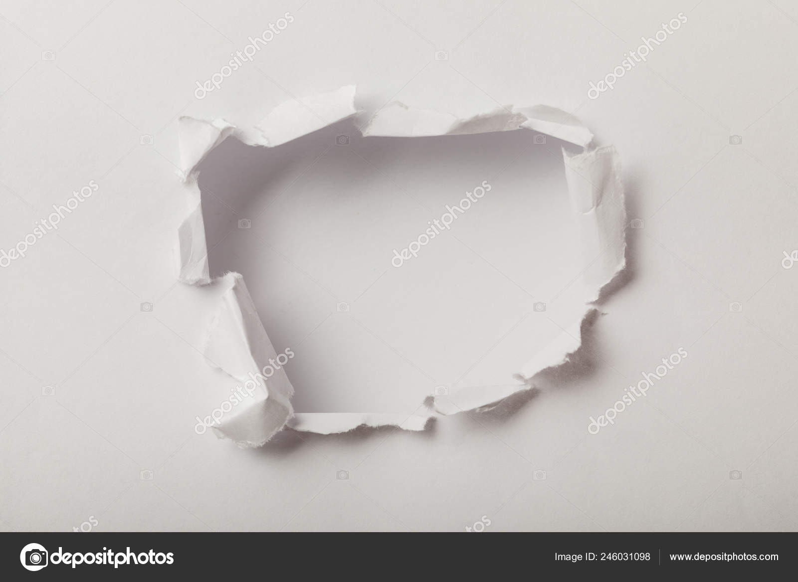 Torn Hole Sheet Paper White Background — Stock Photo © AntonMatyukha ... Torn Hole Sheet Paper White Background — Stock Photo © AntonMatyukha ...