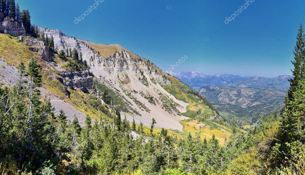 Timpanogos rutas de senderismo paisajes en Uinta Wasatch Cache National ...