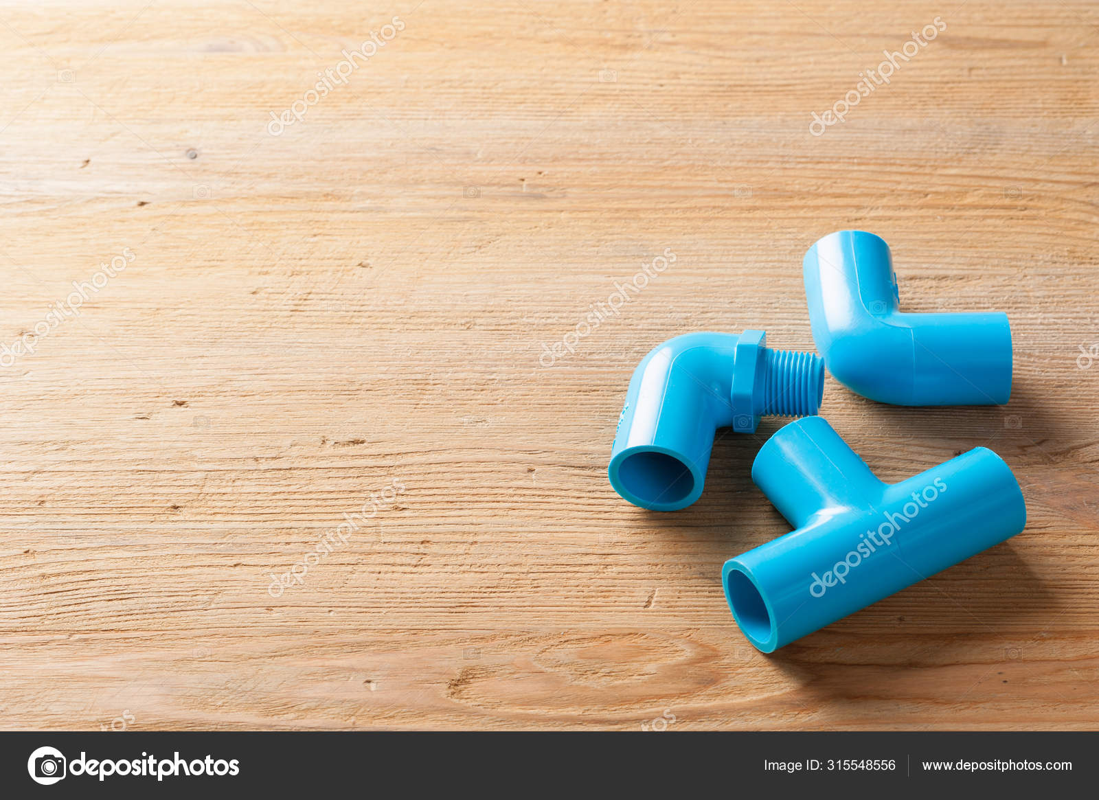 PVC Pipe connections — Stock Photo © norgallery #315548556