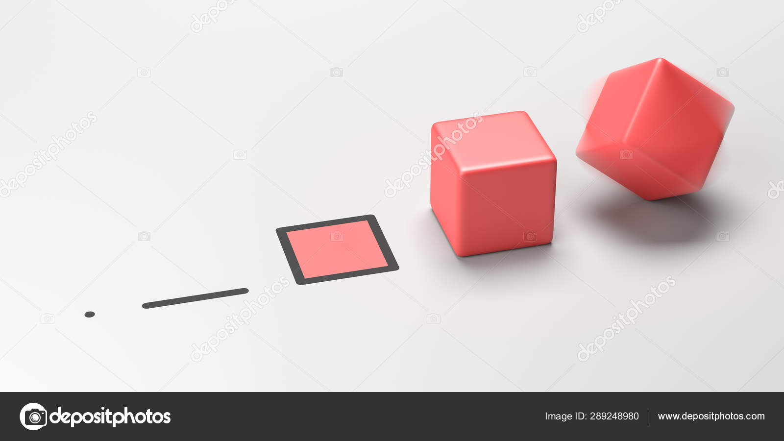 Four Dimensions 3D Illustration Concept Stock Photo by ©mrgao 289248980