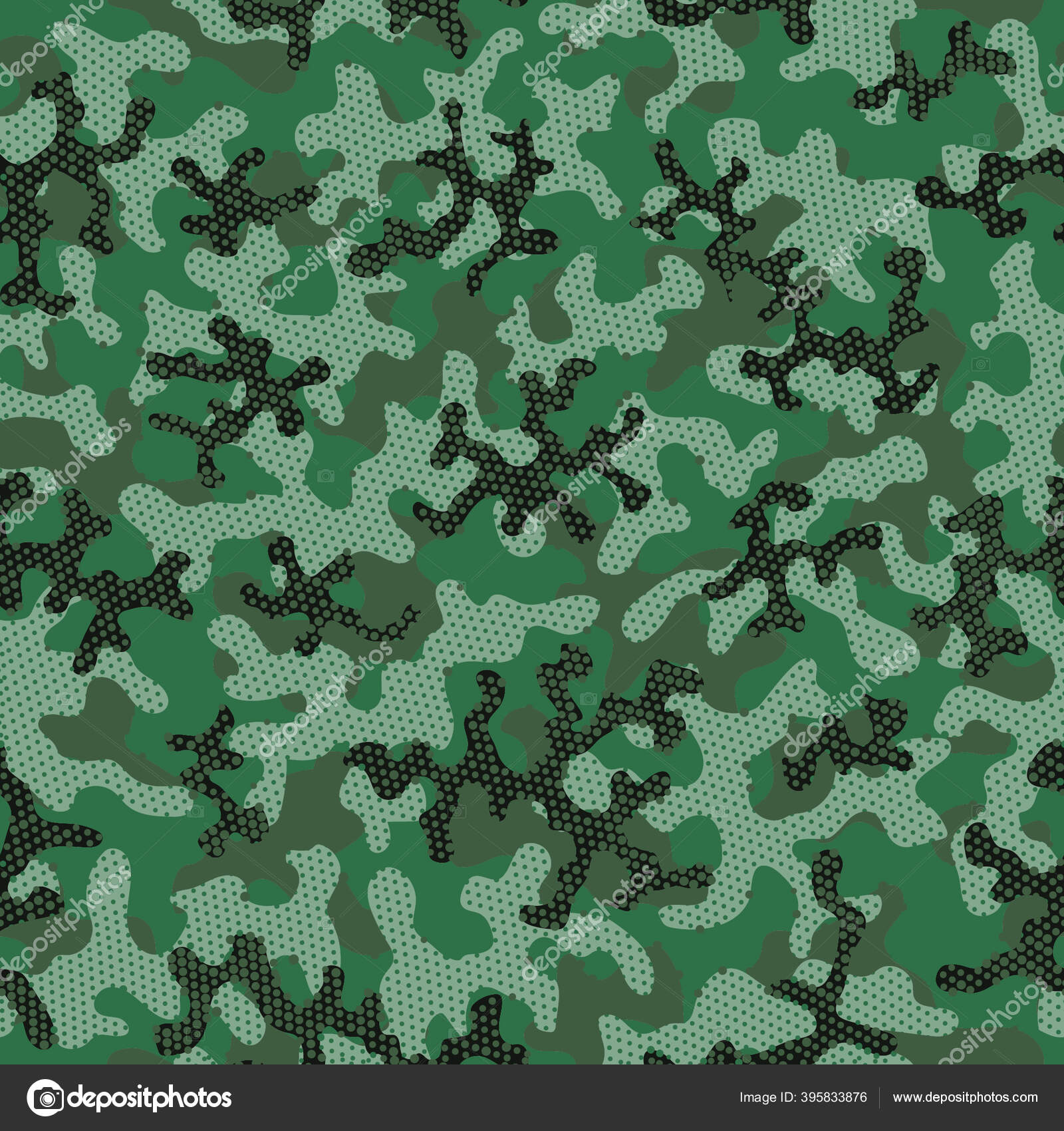 Green Digital Camo Wallpaper