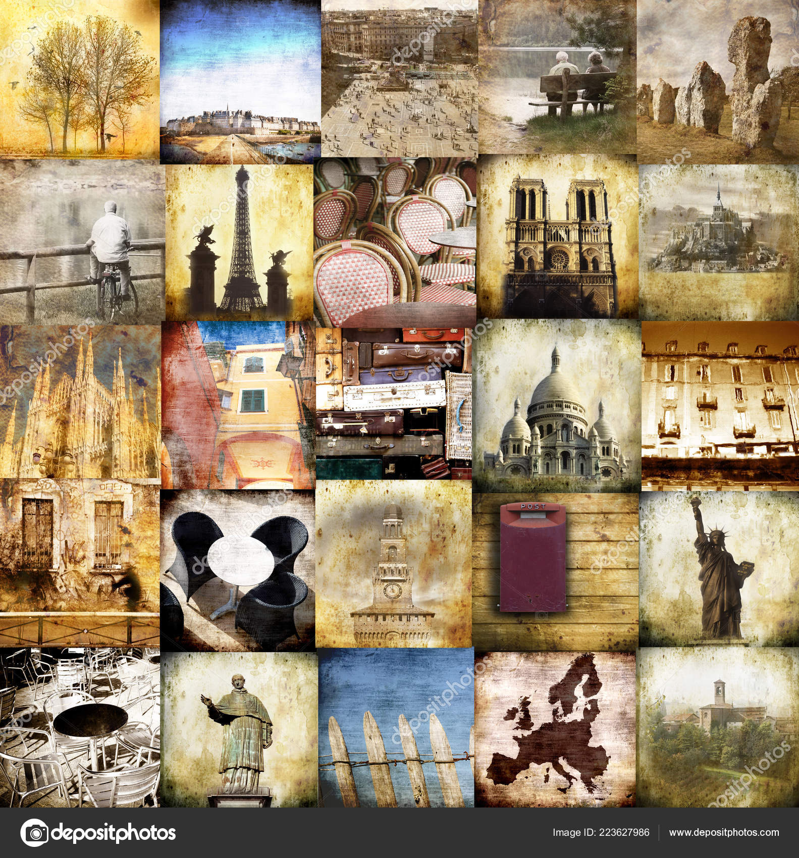 Vintage Photography Collage