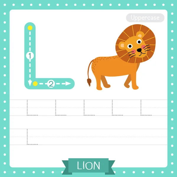 Letter Uppercase Cute Children Colorful Zoo Animals Abc Alphabet ...