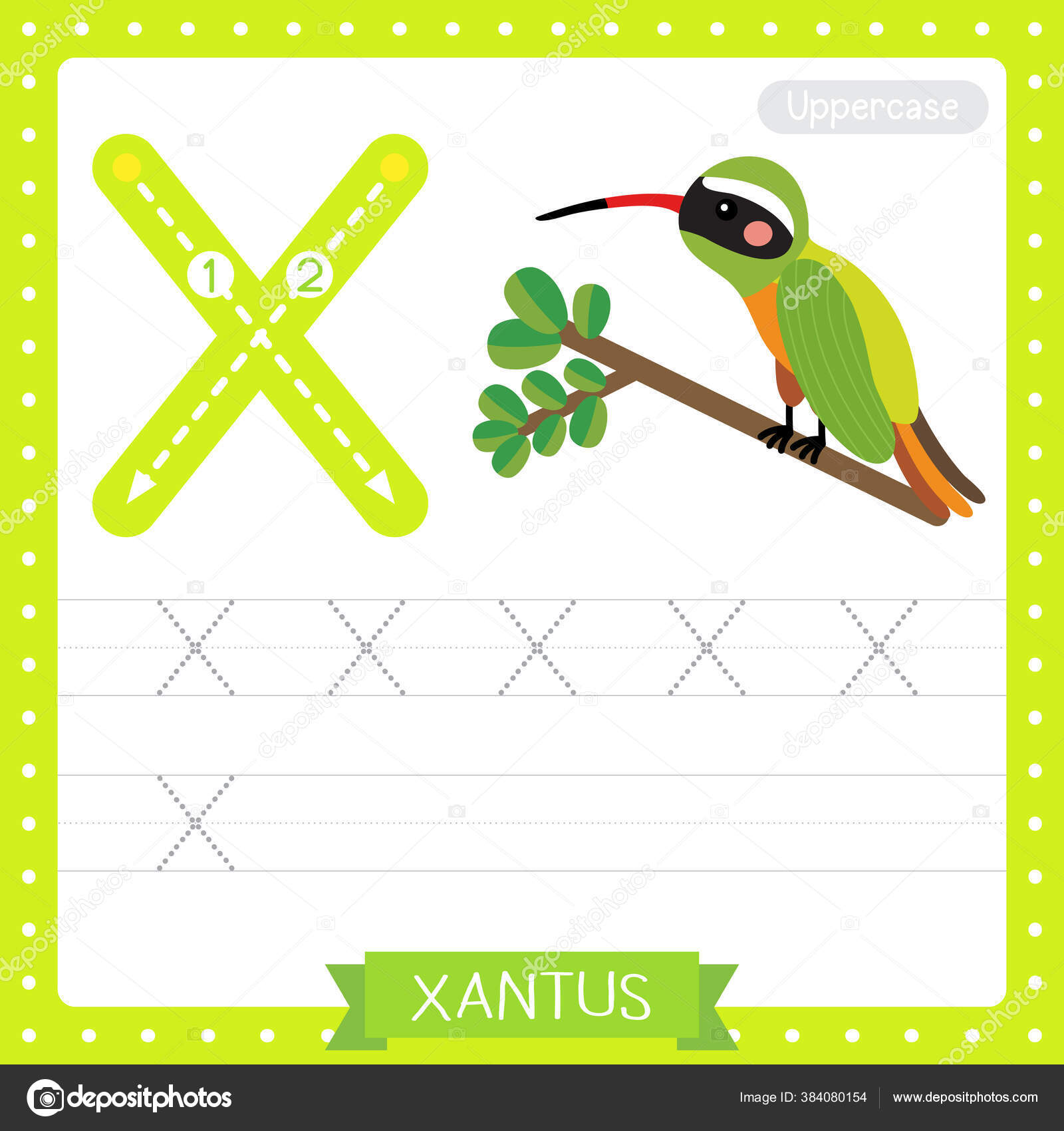 Letter Uppercase Cute Children Colorful Zoo Animals Abc Alphabet ...