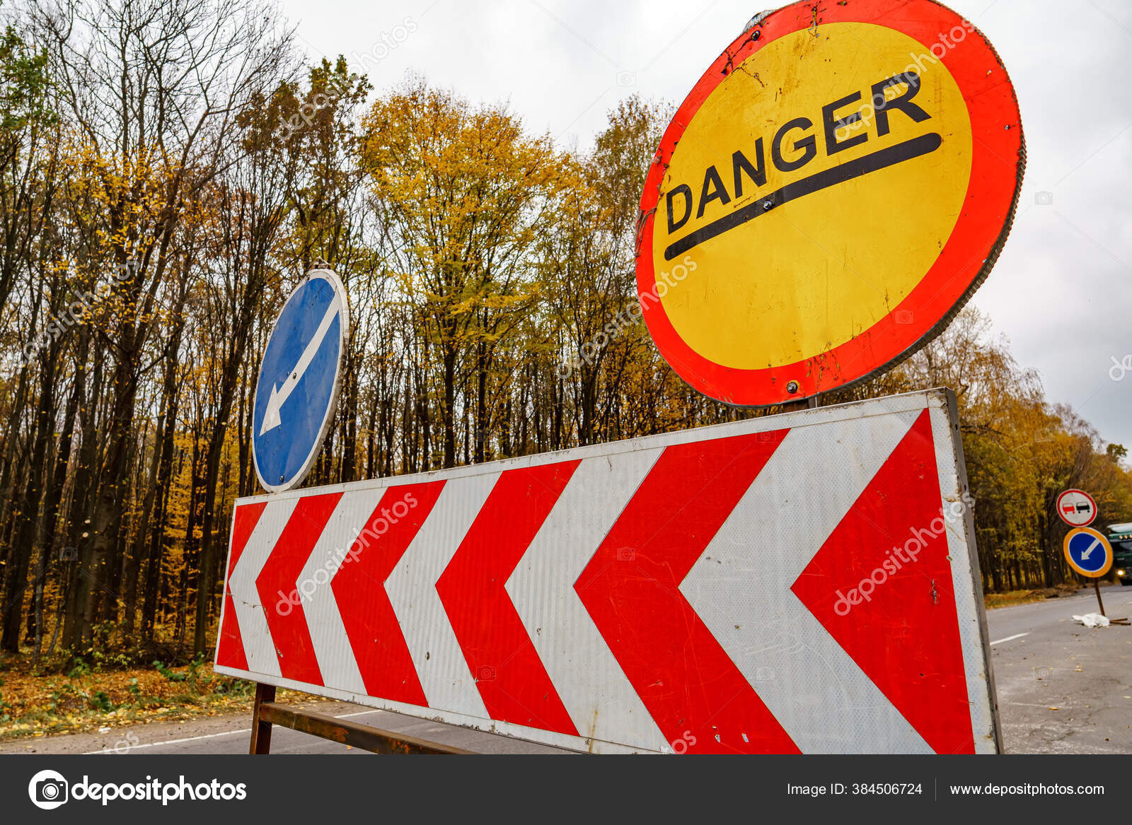 Danger Road Sign