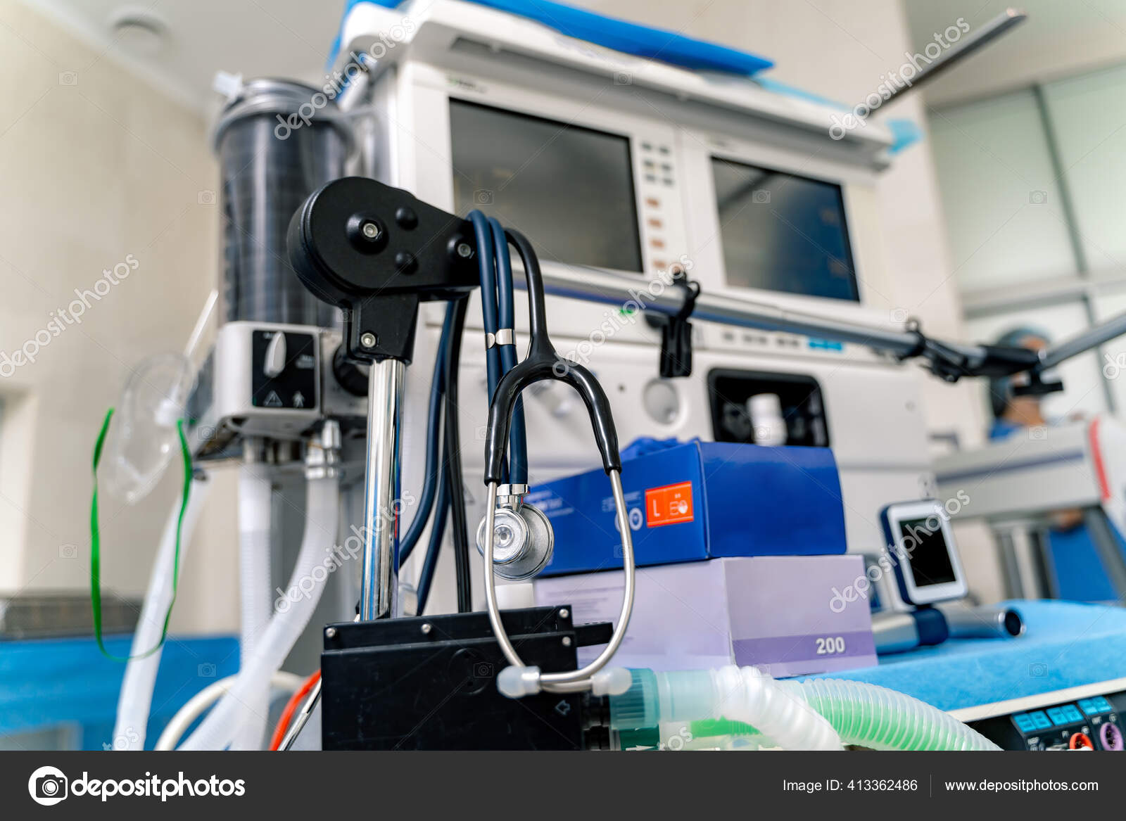 Part Equipment Mechanical Ventilation Equipment Pneumonia Diagnosting ...