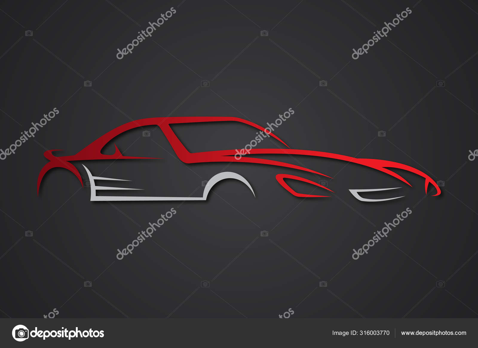 Creative vector elegant car emblems for your business Stock Vector ...