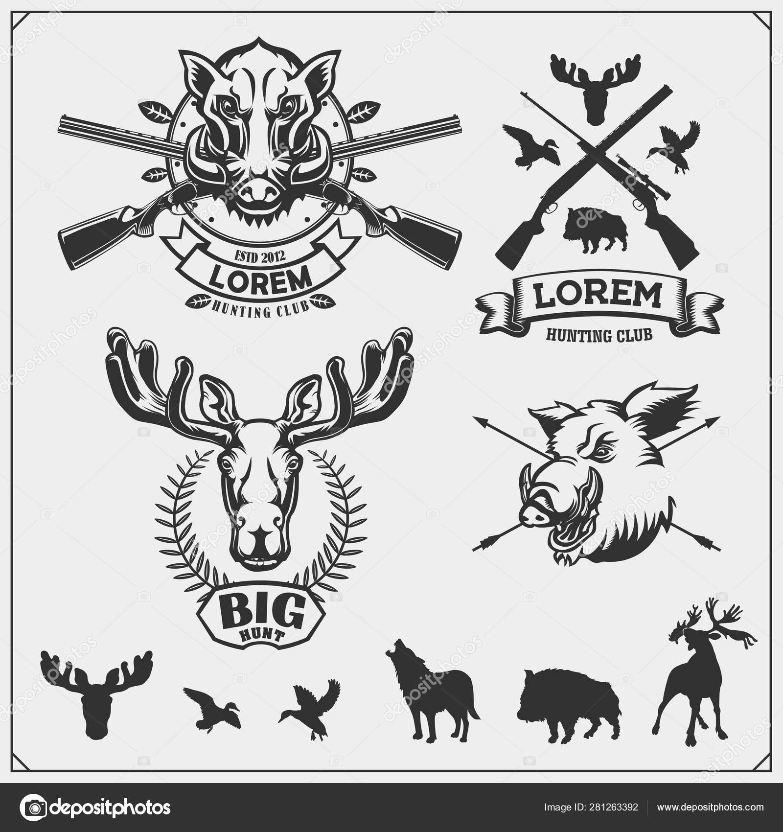 Moose Hunting Logo
